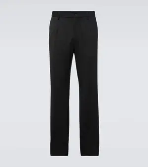 Dolce & Gabbana Wool-blend Suit Pants - Black