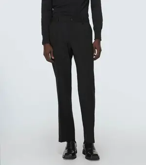 Dolce & Gabbana Wool-blend Suit Pants - Black