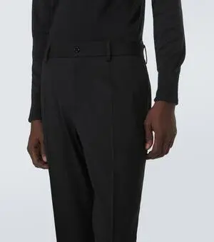 Dolce & Gabbana Wool-blend Suit Pants - Black