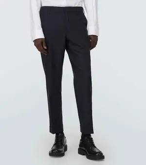 Dries Van Noten Wool Straight Pants