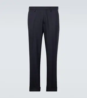 Dries Van Noten Wool Straight Pants