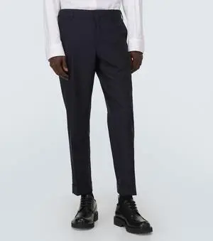 Dries Van Noten Wool Straight Pants