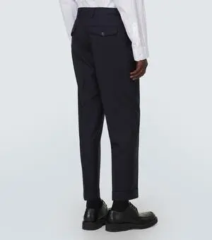 Dries Van Noten Wool Straight Pants