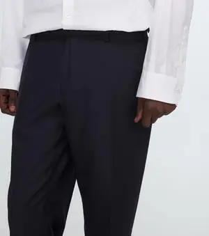 Dries Van Noten Wool Straight Pants
