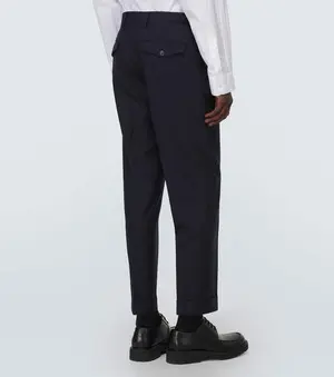 Dries Van Noten Wool Straight Pants