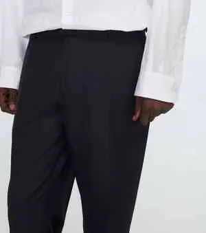 Dries Van Noten Wool Straight Pants