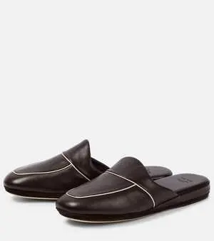THE ROW Beck Leather Mules