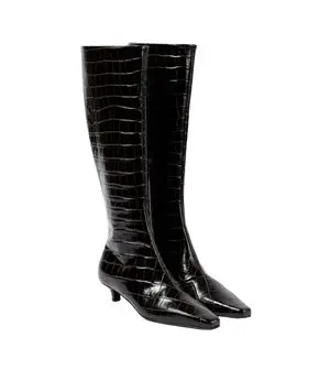 TOTEME Leather Knee-high Boots