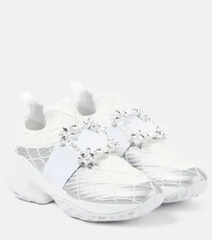 Roger Vivier Textured Sneakers For Women