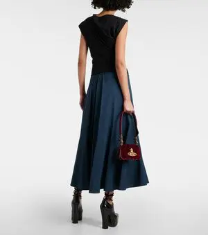 VIVIENNE WESTWOOD Asymmetric Cotton Top - Black