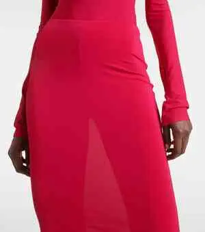 Alaïa High-rise Jersey Skirt Pants - Pink
