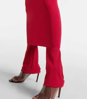 Alaïa High-rise Jersey Skirt Pants - Pink