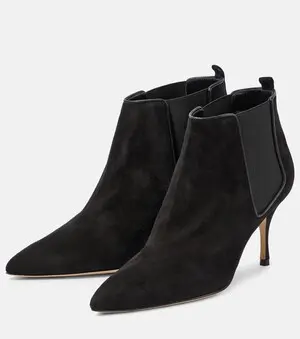 Manolo Blahnik Dildi Otto Ankle Boots