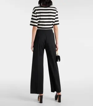 Patou Mid-rise Wool-blend Pants