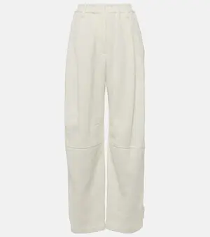 Brunello Cucinelli Herringbone Straight Pants