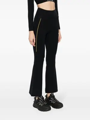 Versace Logo-appliqué Flared Trousers