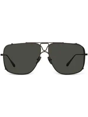 Linda Farrow Enzo Aviator Sunglasses - Black