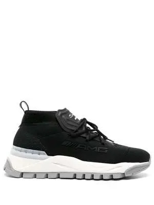 Santoni Elastic Sneakers For Men