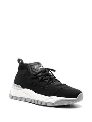 Santoni X Amg Elasticated-panel Sneakers