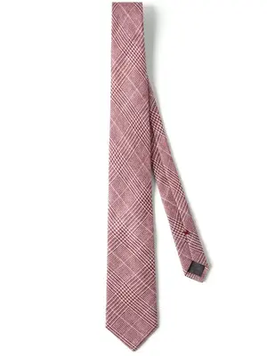 Brunello Cucinelli Prince Of Wales Check Neck Tie - Blue