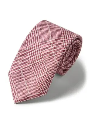 Brunello Cucinelli Prince Of Wales Check Neck Tie