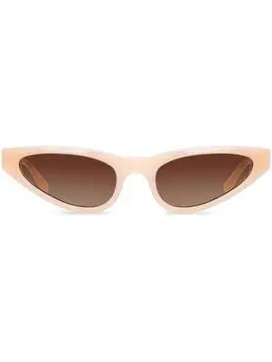 Linda Farrow X Magda Butrym Oversized Sunglasses - Pink
