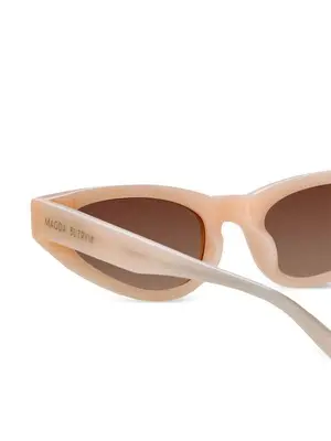 Linda Farrow X Magda Butrym Oversized Sunglasses