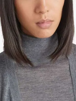Prada Cashmere Turtleneck Sweater - Grey