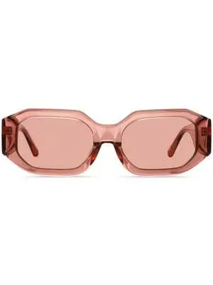 Linda Farrow Blake Oval-lenses Sunglasses - Pink