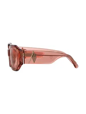 Linda Farrow Blake Oval-lenses Sunglasses - Pink