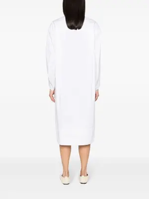 Khaite Brom Shift Midi Dress