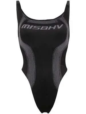 MISBHV Logo-embroidered Jacquard Body