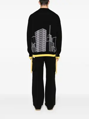 Off-White Intarsia-knit Jumper