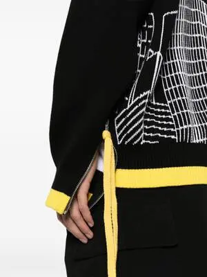 Off-White Intarsia-knit Jumper