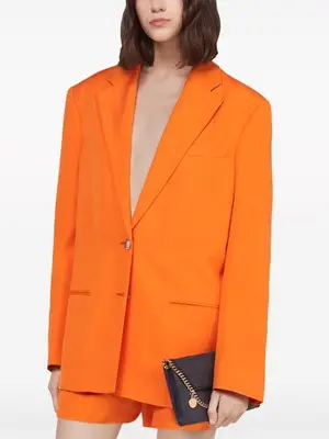 Stella McCartney Single-breasted Blazer - Orange