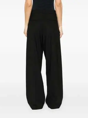 Giuseppe Di Morabito High-waisted Wool Trousers - Black