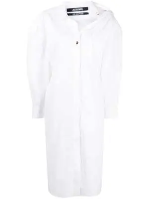 Jacquemus La Robe Chemise Dress - White