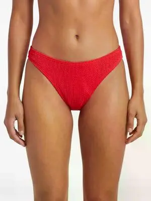 Bond Eye Scene Seersucker Bikini Bottoms - Red