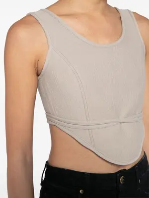 LOW CLASSIC Cropped Corset Top