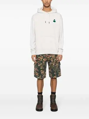 MARANT Jemuel Abstract-print Cargo Shorts - Grey