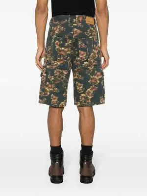 MARANT Jemuel Abstract-print Cargo Shorts - Grey