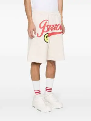 BARROW Logo-print Shorts - Neutrals