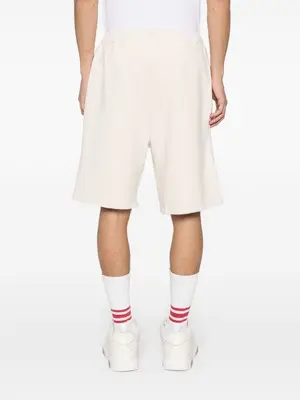 BARROW Logo-print Shorts - Neutrals