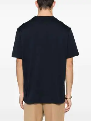 Brioni Embroidered-logo Cotton T-shirt