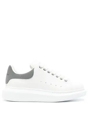 Alexander McQueen Leather Sneakers - White