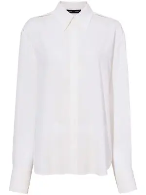Proenza Schouler Maya Textured Shirt - White
