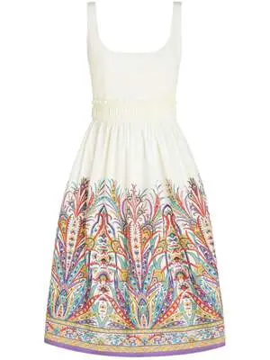 Etro Printed Midi Dress