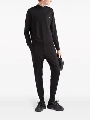 Prada Tapered Wool Trousers