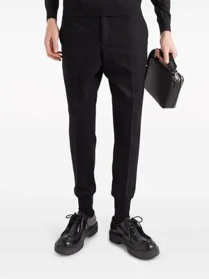 Prada Tapered Wool Trousers