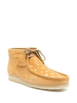 Clarks X Vandy The Pink Wallabee Leather Boots - Brown